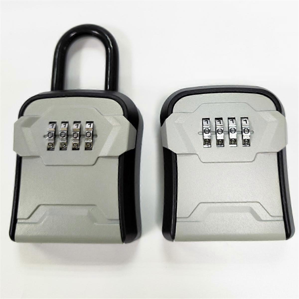 Lock Box, Key Lock Box Wall Mounted Portable Combination Lock Box ...
