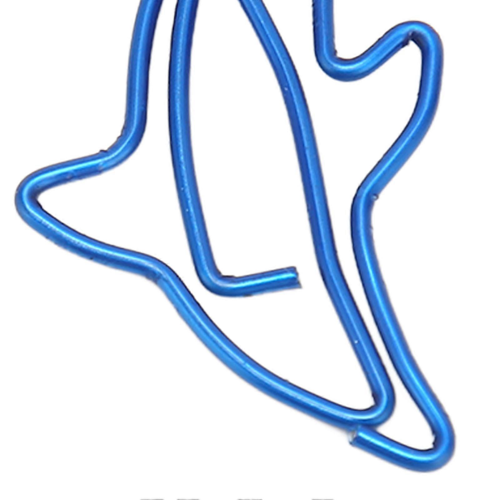 100Pcs Paper Clips Unique Dolphin Shape Lightweight Portable ...