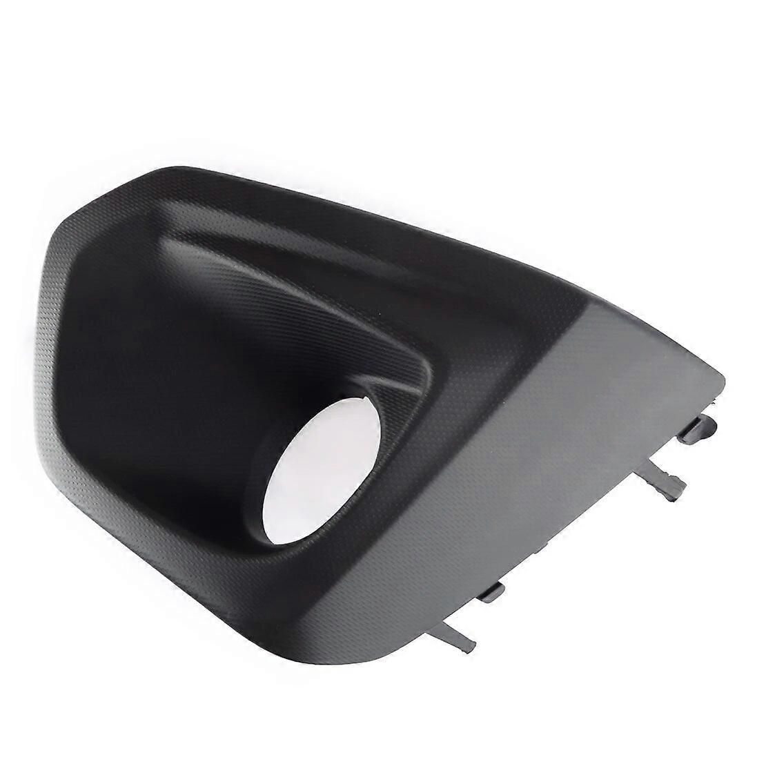 Car Front Bumper Left Fog Light Lamp Cover Bezel with Hole Black ABS ...