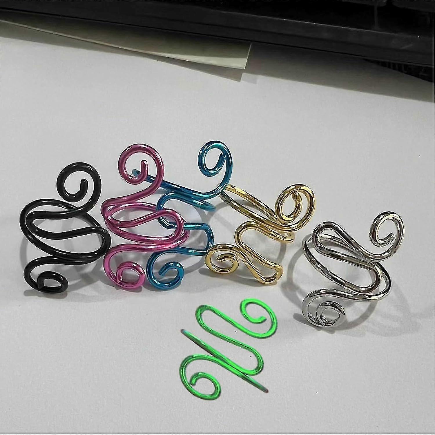 6pcs Crochet Tension Ring, Lefties & Righties Yarn Tension Control Ring ...