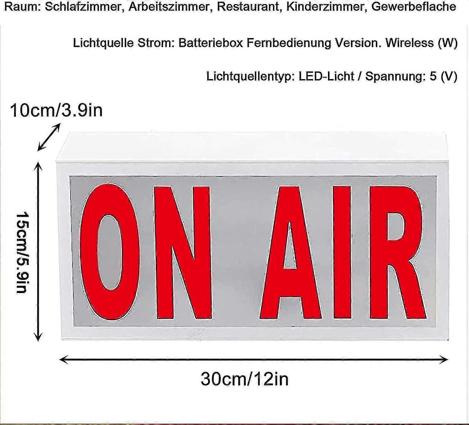 On Air Led Light Sign, Neon Light Letters, Wireless Remote Switch ...