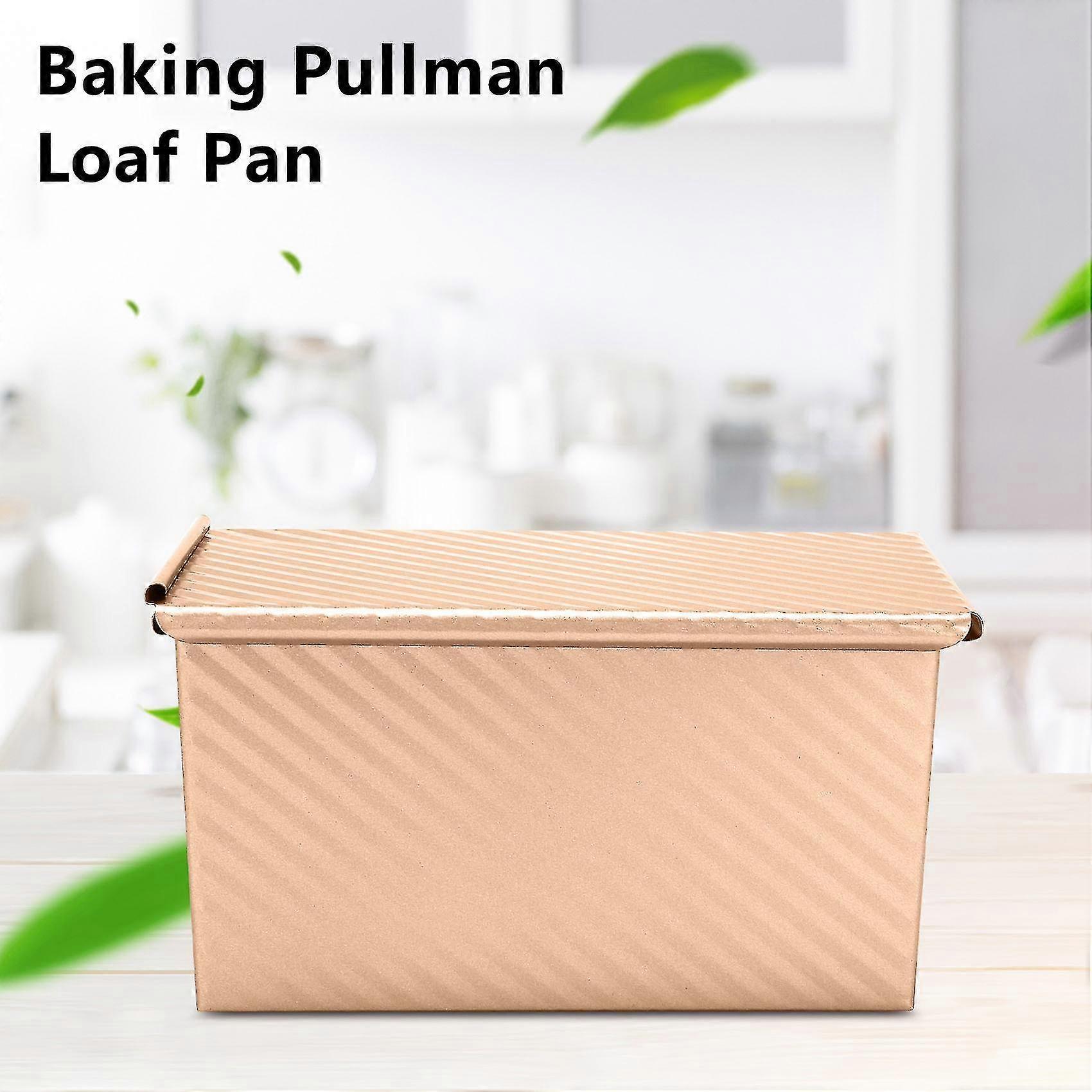 Baking Pullman Loaf Pan With Cover,bread Pan With Lid, Rectangle For ...