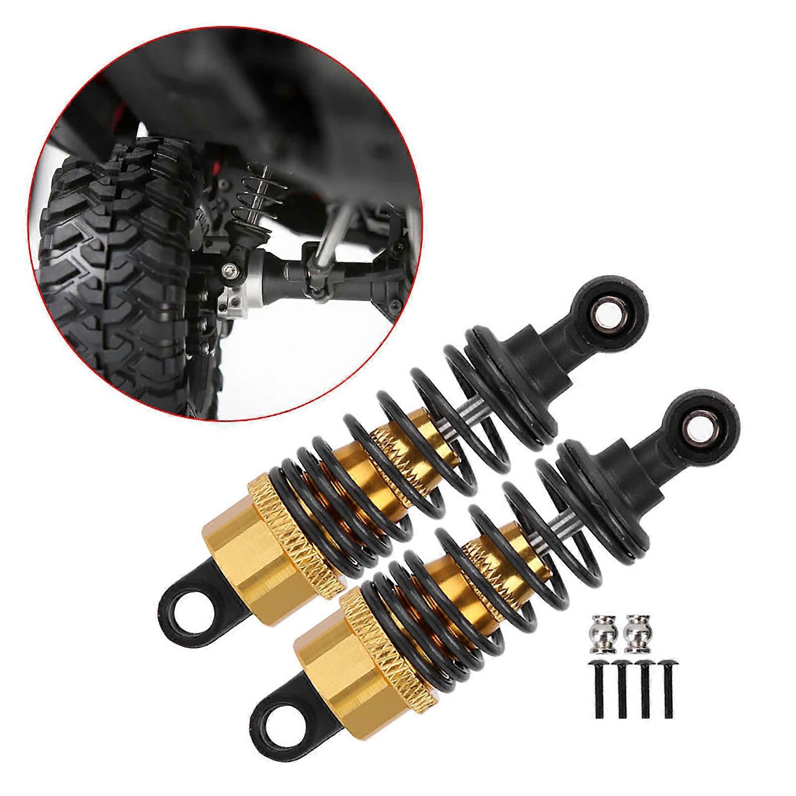 2PCS 1/10 Remote Control Car Metal Shock Absorber Damper for 1:10 RC ...