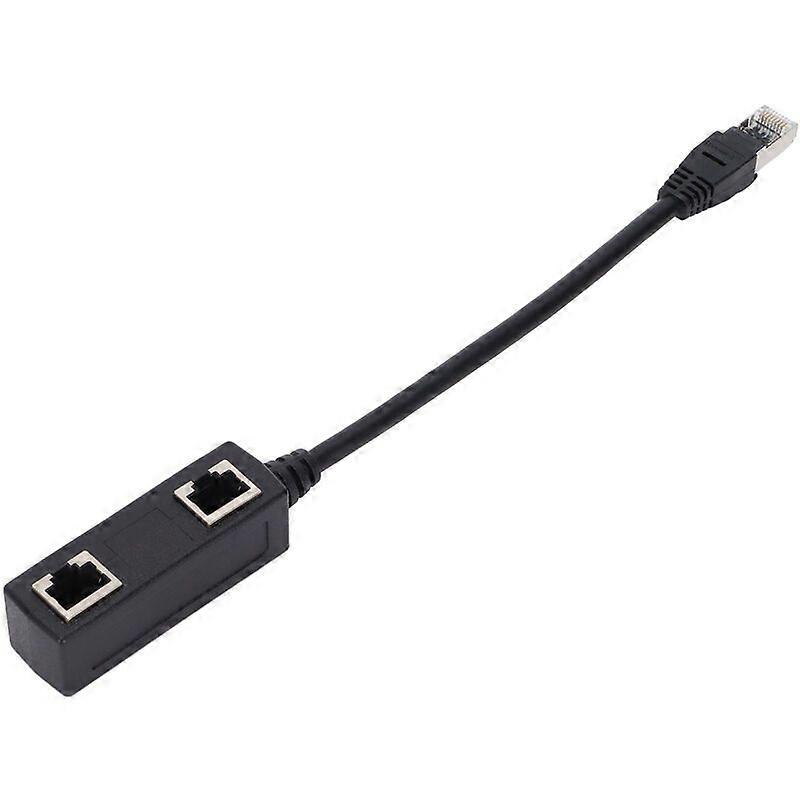 to 2 Port RJ45 Splitter Adapter Smooth Transmission Excellent ...