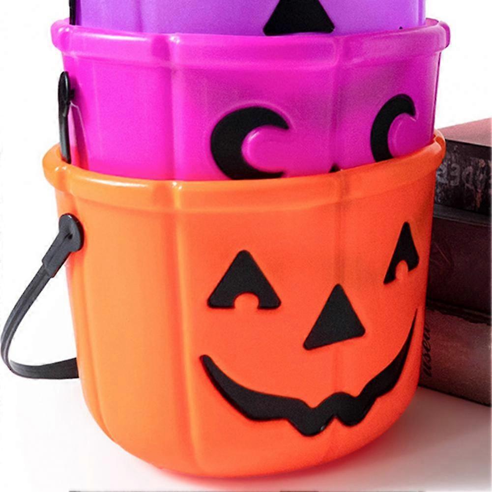 Pumpkin Candy Bucket Halloween Candy Buckets for Kids Pumpkin Skull ...
