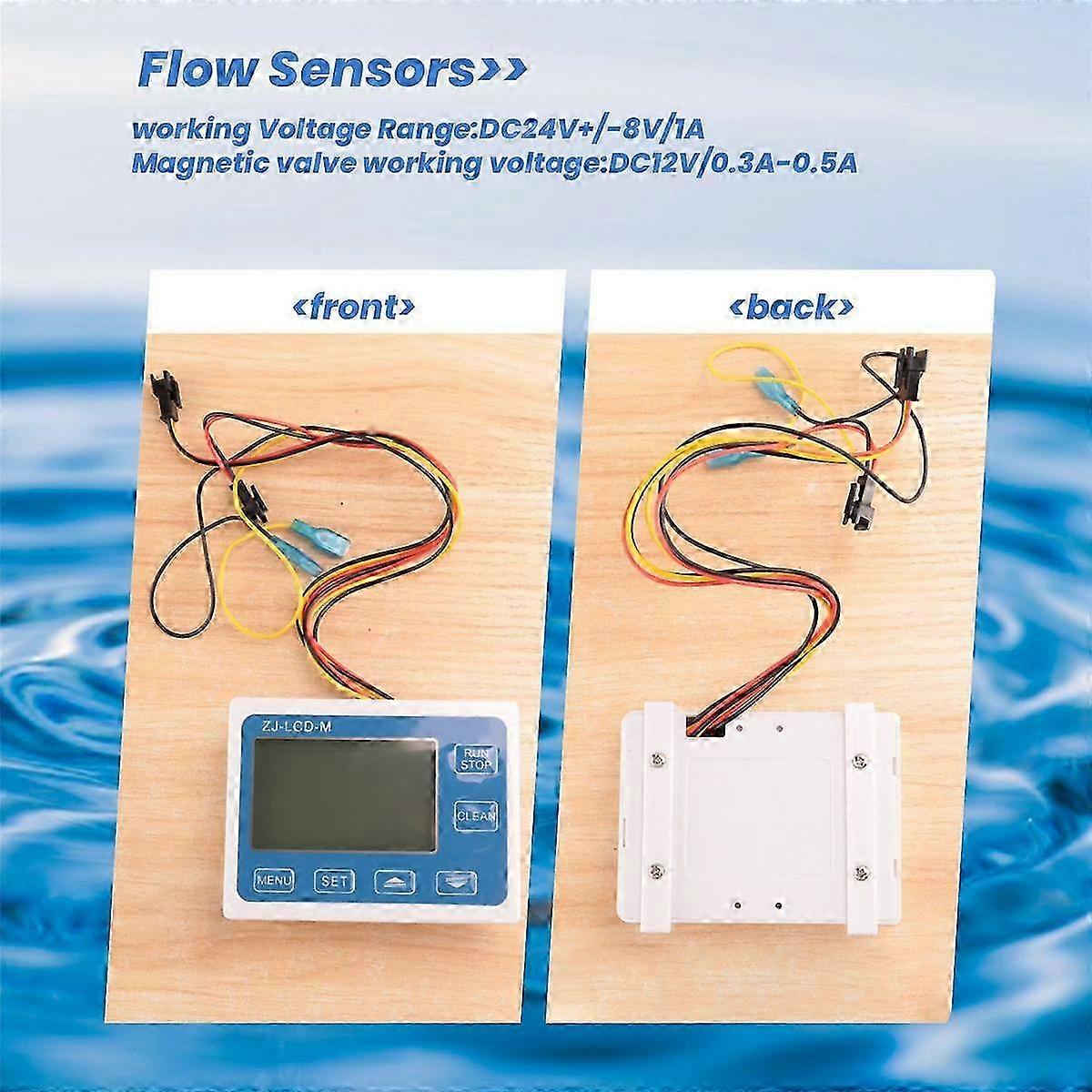 Control Flow Sensor Meter Lcd Display Zj-Lcd-M Screen For Flow Sensor ...