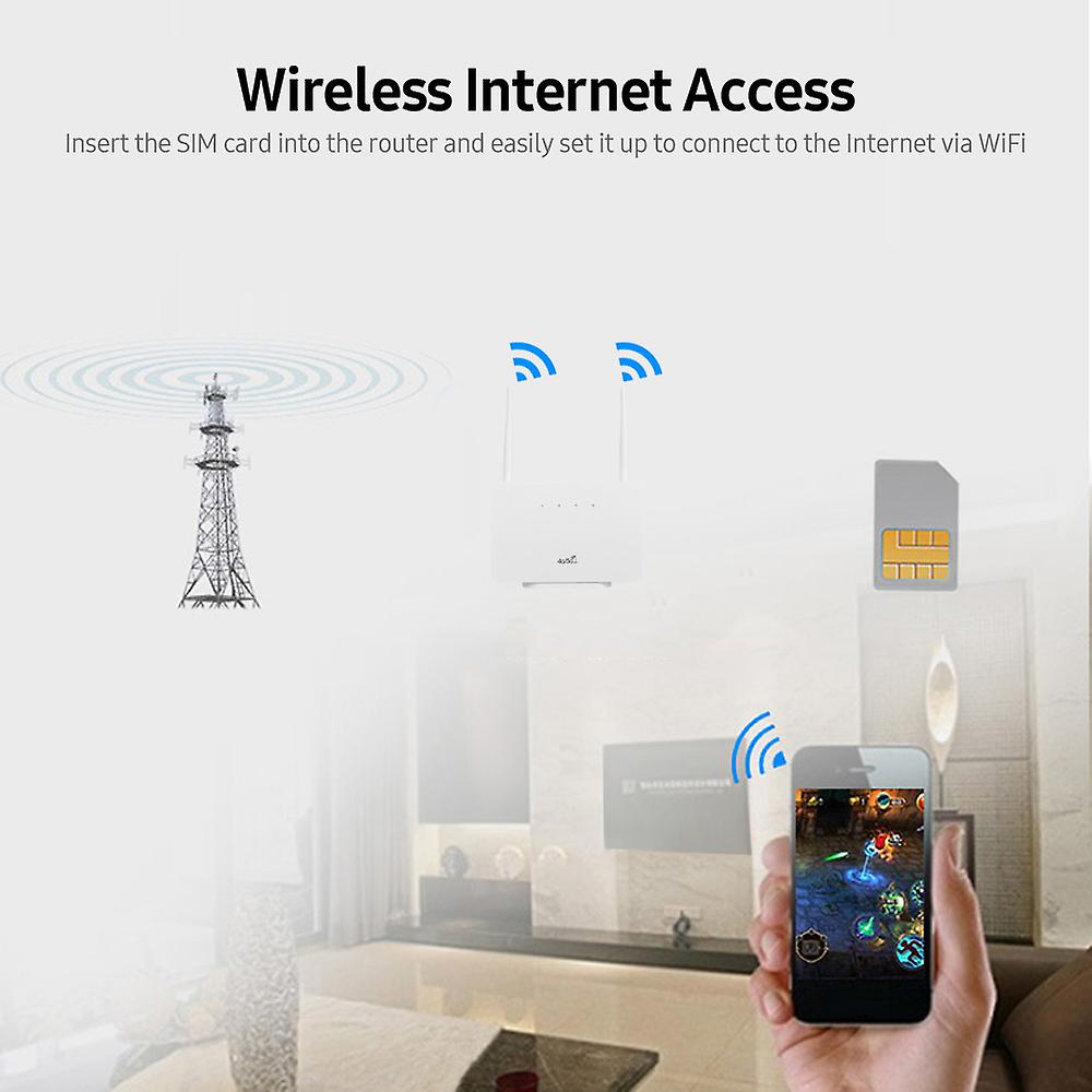 4g Wireless Router Lte Cpe Router 300mbps Wireless Router | Fruugo UK