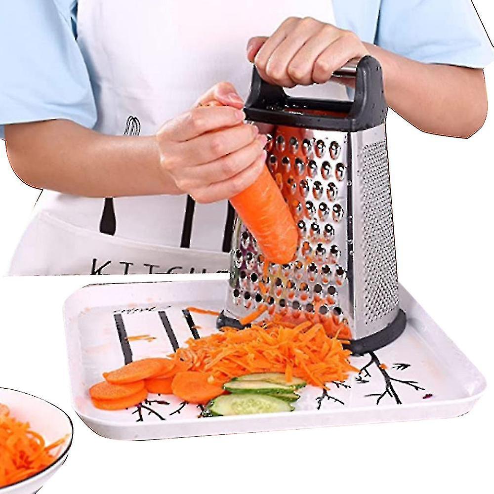 Professional Box Grater, Stainless Steel With 4 Sides, Best For ...