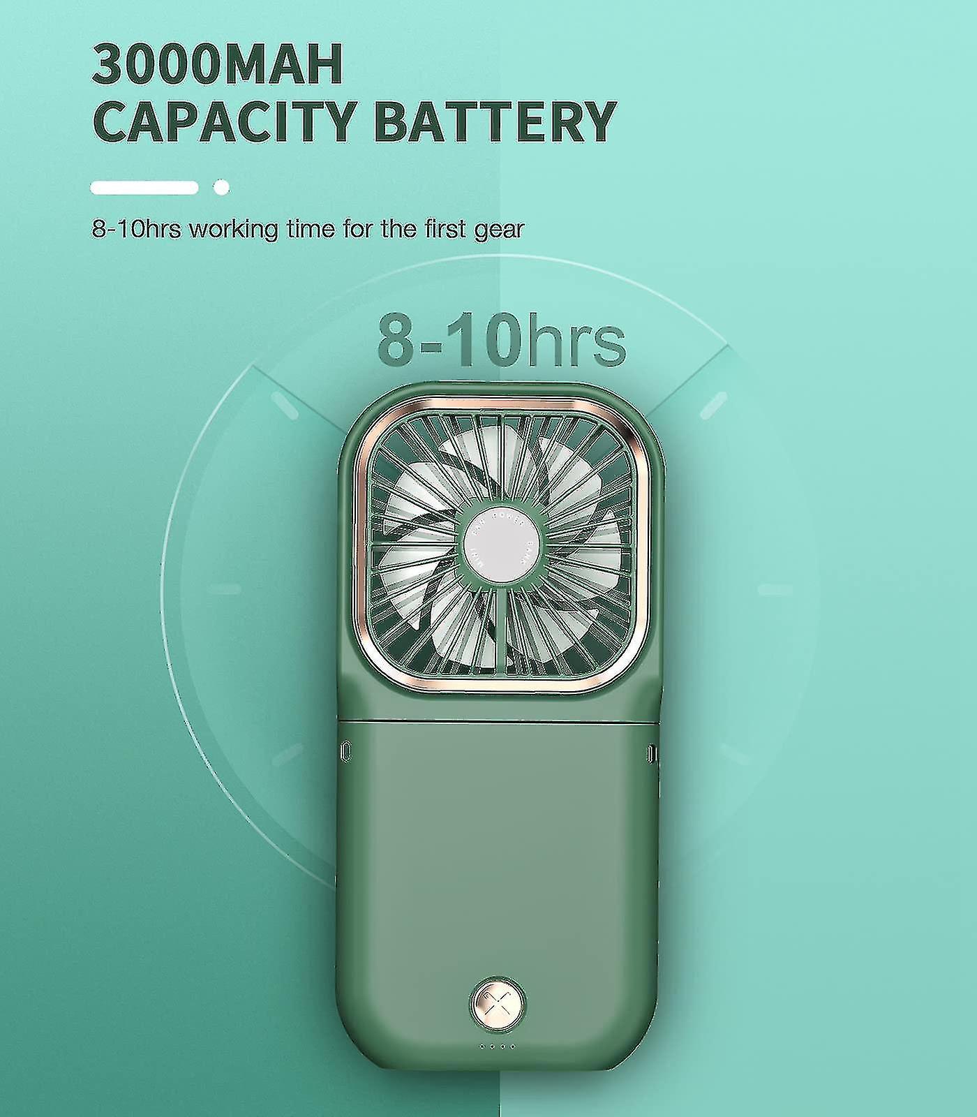 Portable Handheld Mini Fan, Foldable Usb Rechargeable Mini Fan ,3000 ...