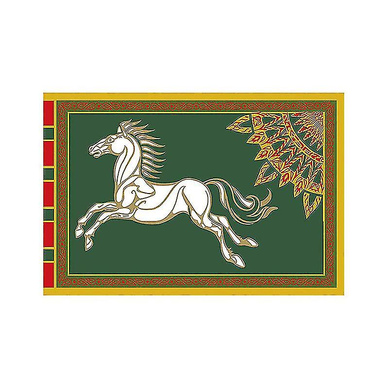 Medieval Empire Royal Flag Rohan Gondor Horse Tree Banner Middle Ages ...