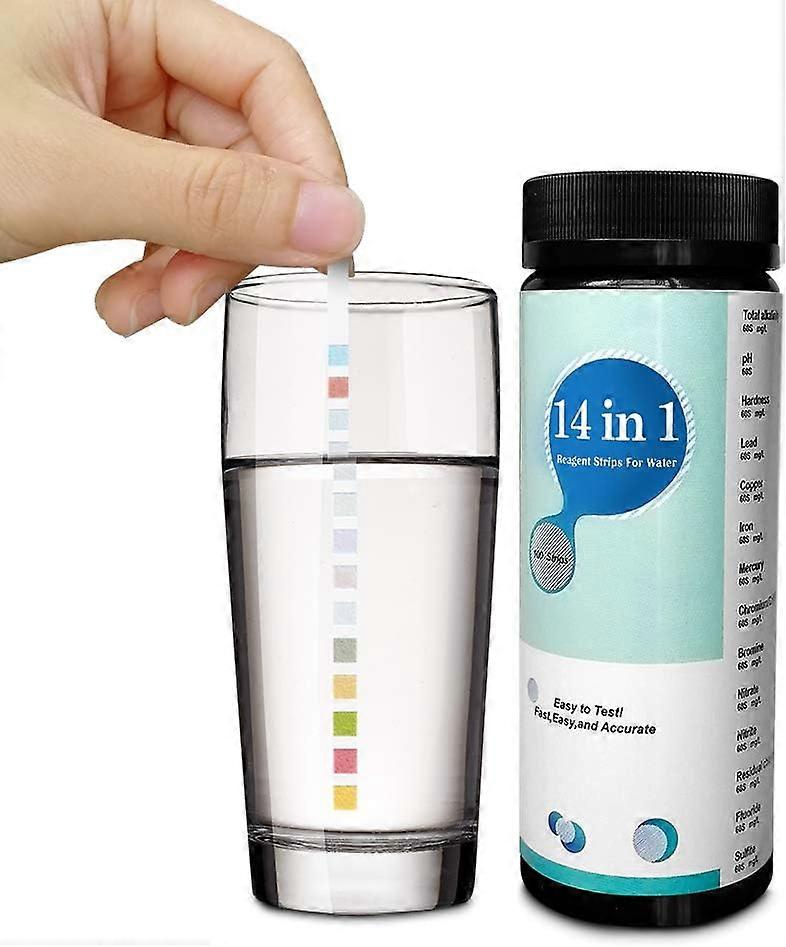 50pcs Water test strips drinking water, 14 in 1 water test strips for ...