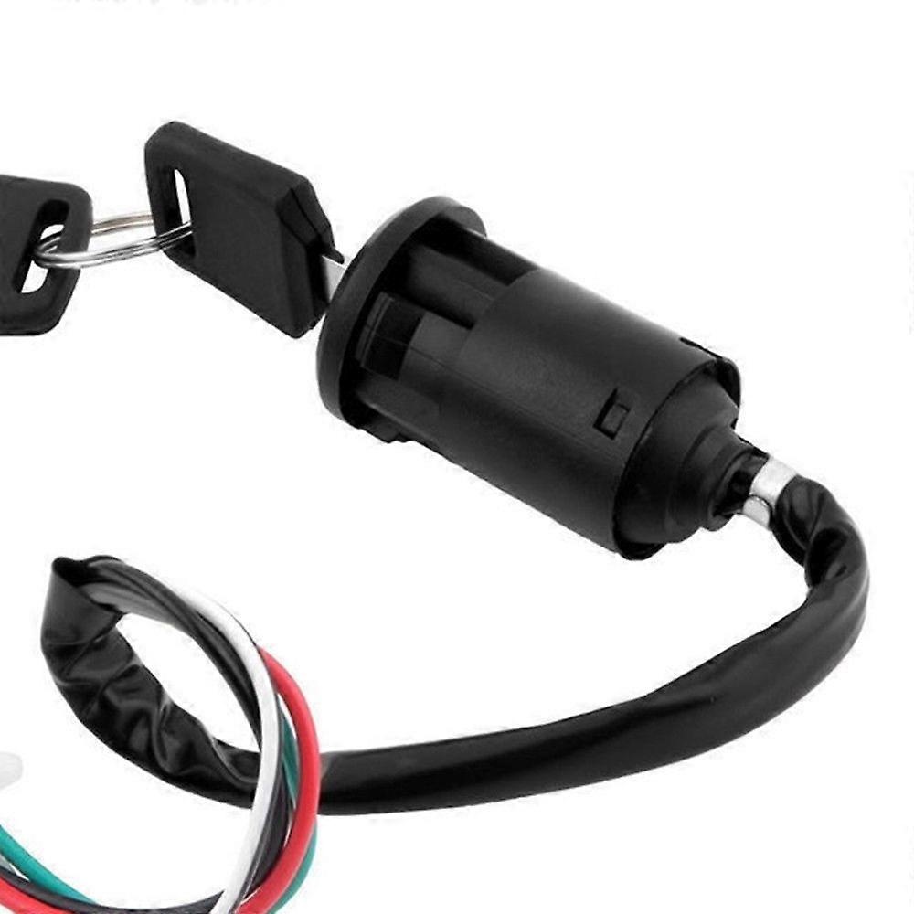 Universal 4 Wire Pin Atv Motorcycle Ignition Switch Keys On-off Go Kart ...