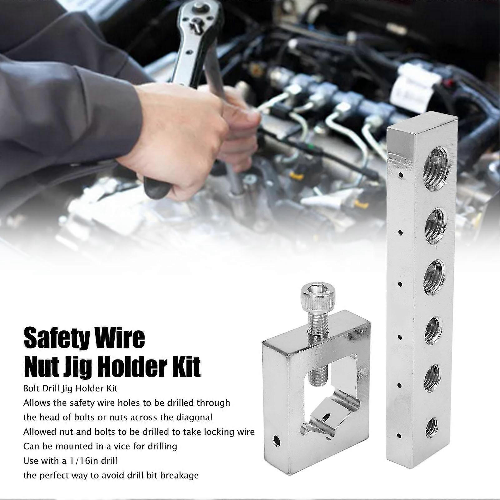 Safety Wire Lockwire Nut Kit Carbon Steel High Hardness Precise Bolt ...