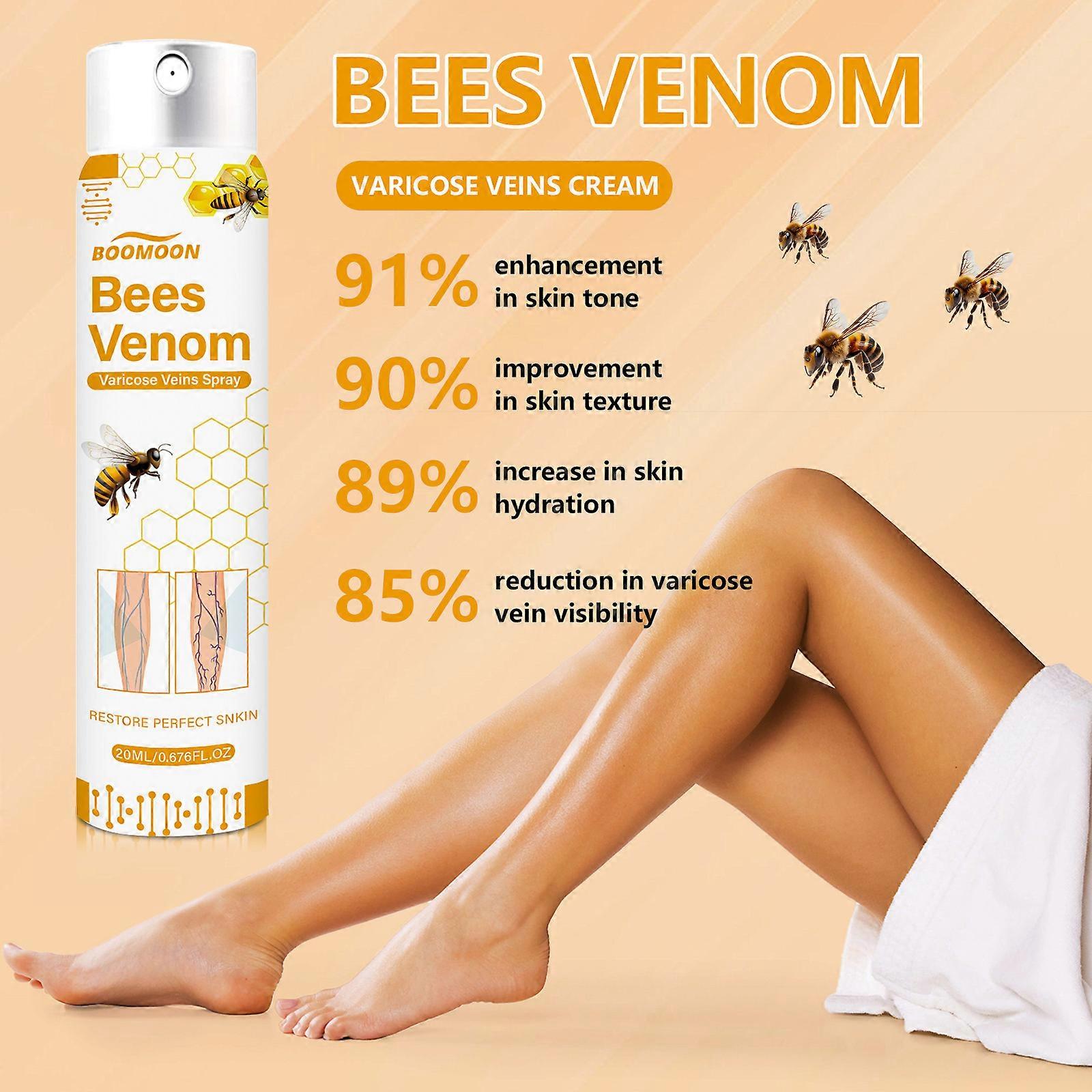 Bee Venom vénás spray, Bee Venom visszér elleni spray, megnyugtatja a ...