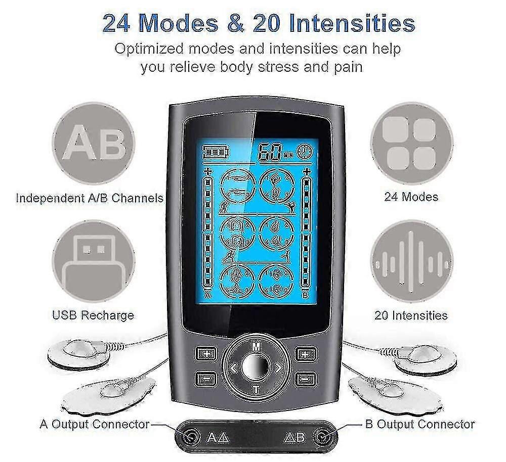 מכשיר נטען Tens Machine Muscle Massager לדיקור לשיכוך כאבים | Fruugo IL