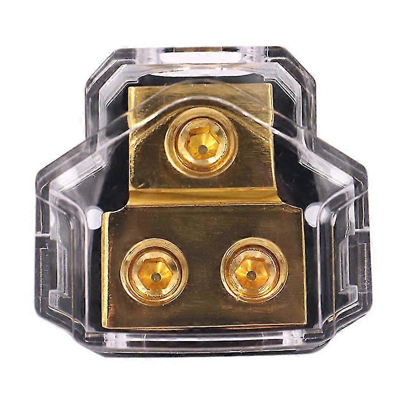 Car Audio Amplifier Power Distribution Block 1 in 2 Out Way Power ...