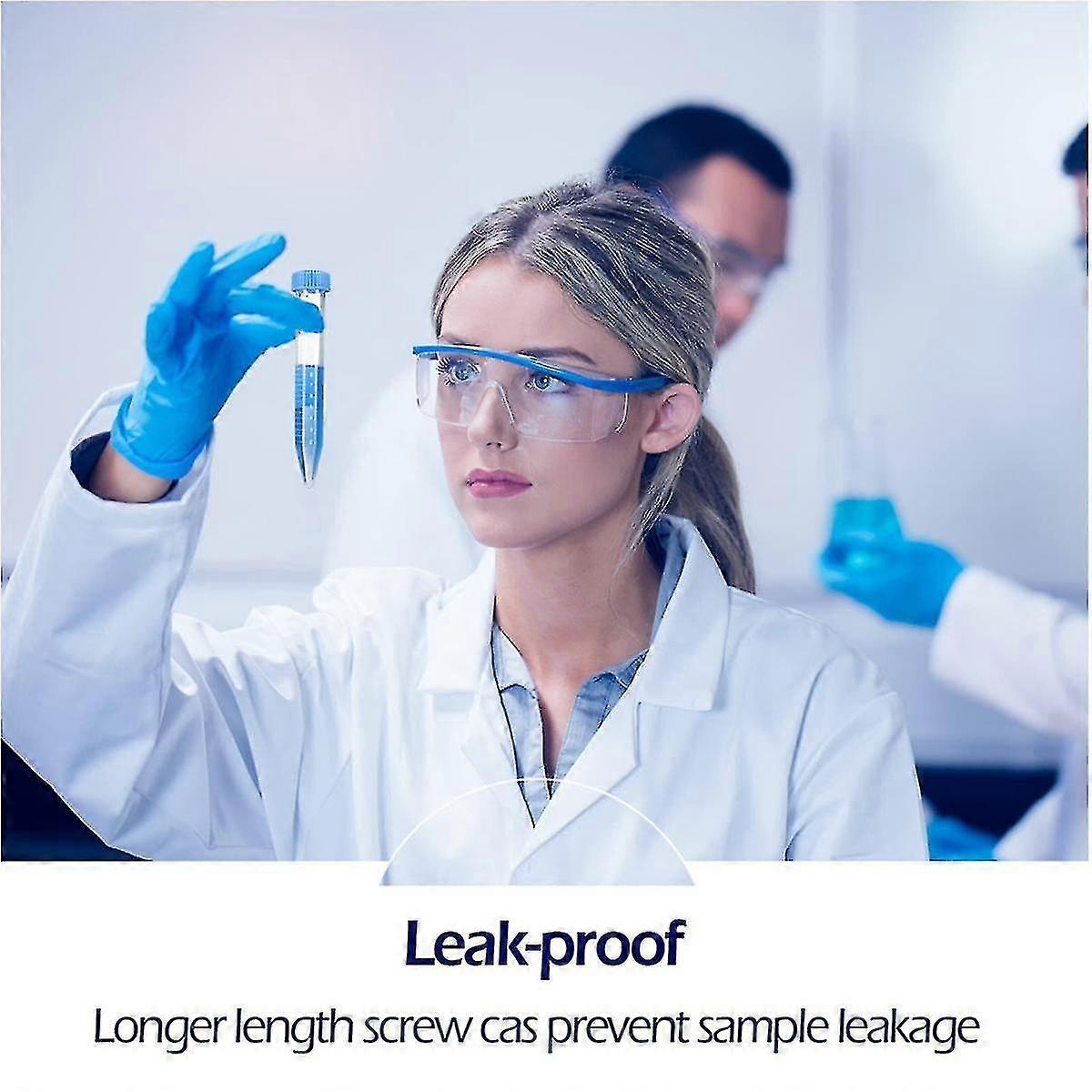 200 Pack Conical Centrifuge Tubes 15ml, Sterile Plastic Test Tubes With ...