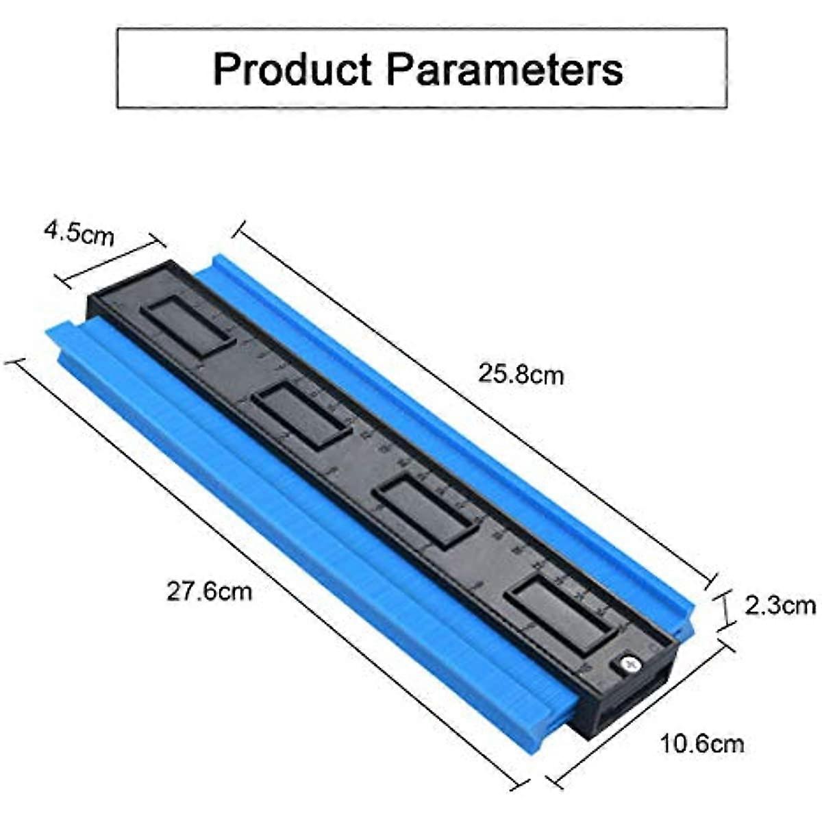 Contour Gauge Duplicator Plastic Profile Gauge 10 Shape Contour ...