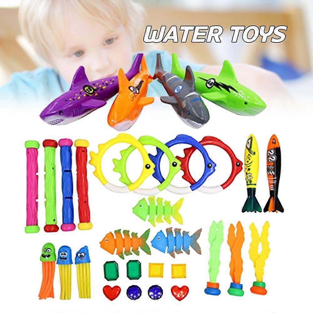 Diving Toys Kids Outdoor Pool Underwater Treasure Hunt Diving Water ...