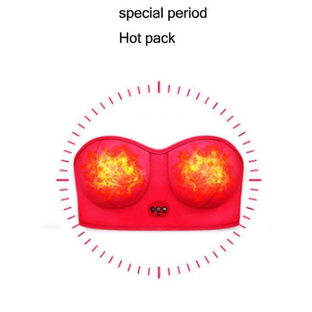 Charging Electric Breast Massage Bra Vibration Chest Massager Growth ...