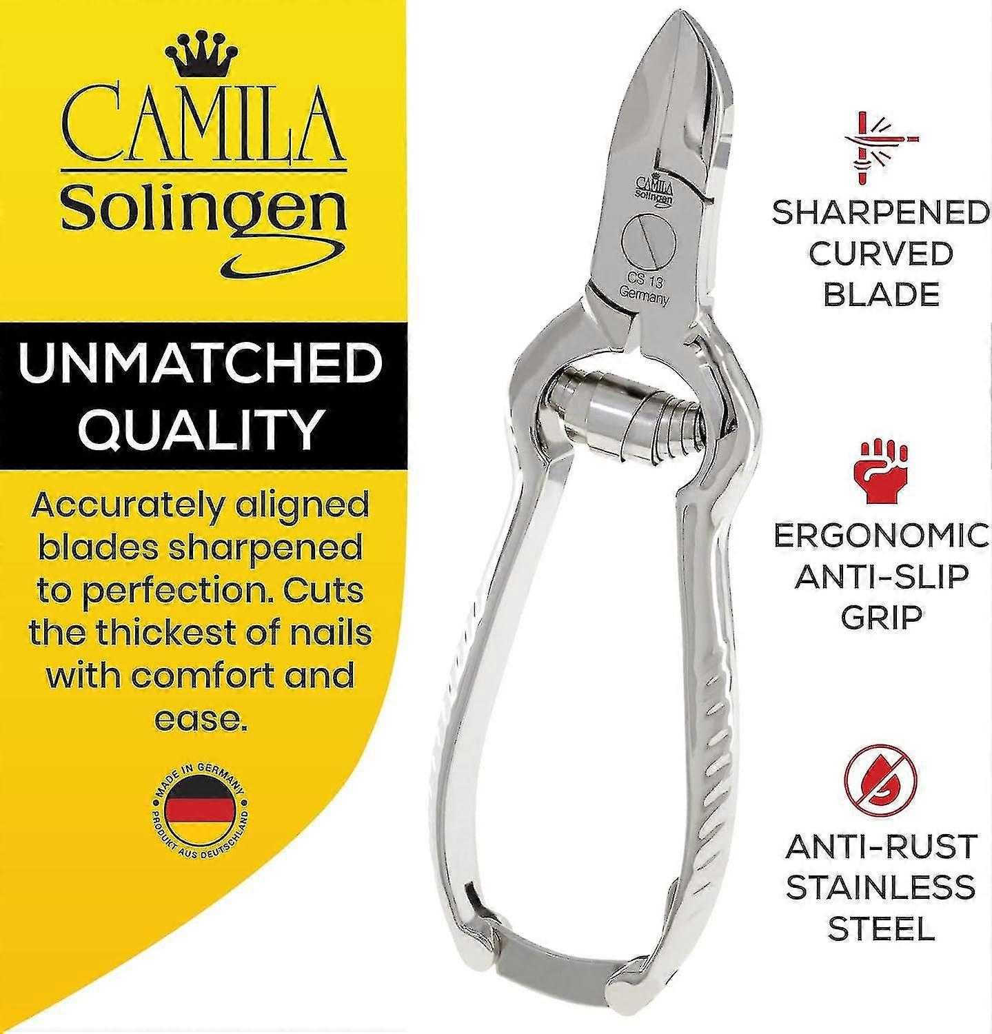 Camila Solingen Cs13 Large Heavy Duty Toe Nail Clipper For Thick ...