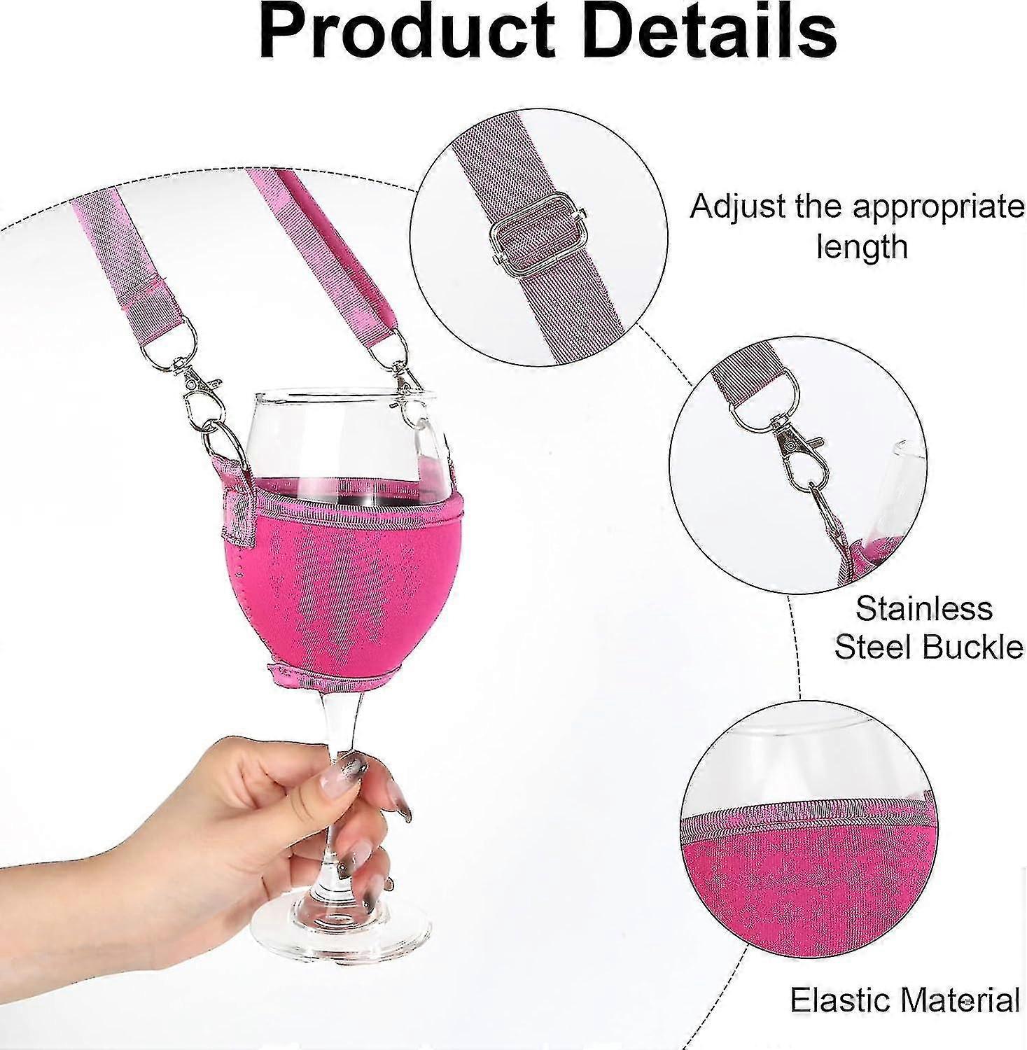 Pack Of 4 Wine Glass Holders For Hanging Wine Glass Holder For Hanging ...