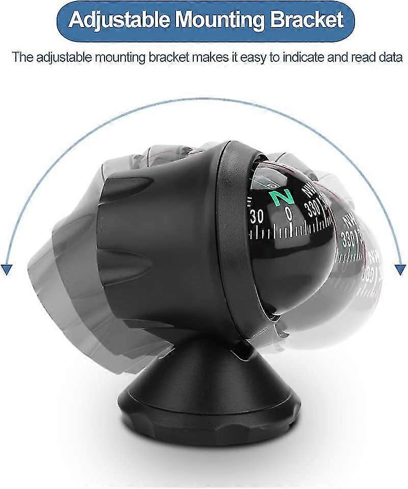 Boat Compass, Car Compass Dashboard Digital Navigation Exploration ...