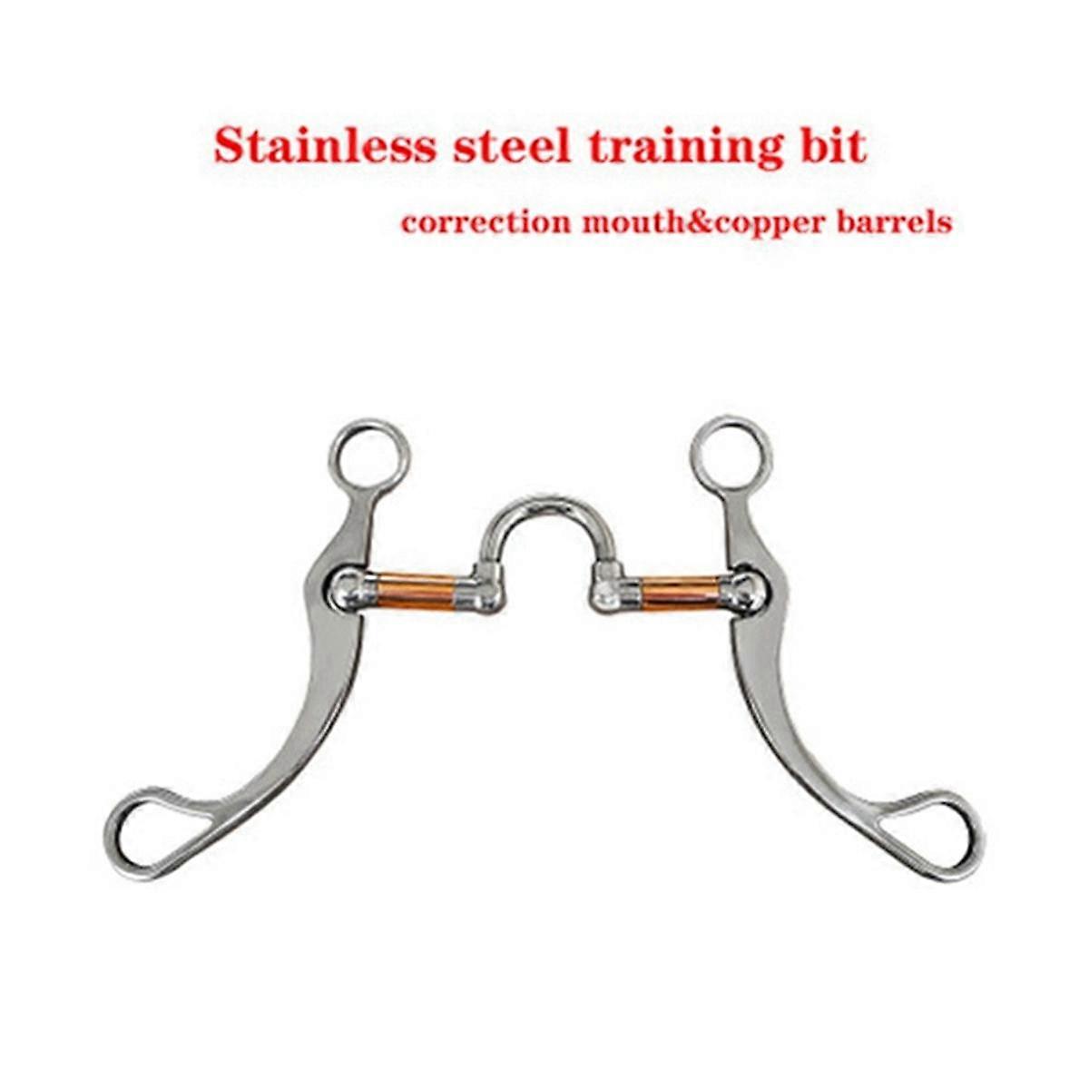 Stainless Steel Snaffle Bit Horse Bits Western Snaffle Bits for Mouth ...