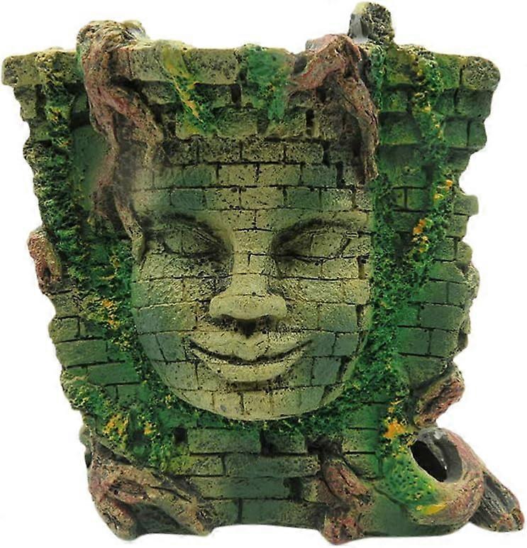 Fish Tank Accessories Buddha Aquarium Decorations Head Sculpture ...