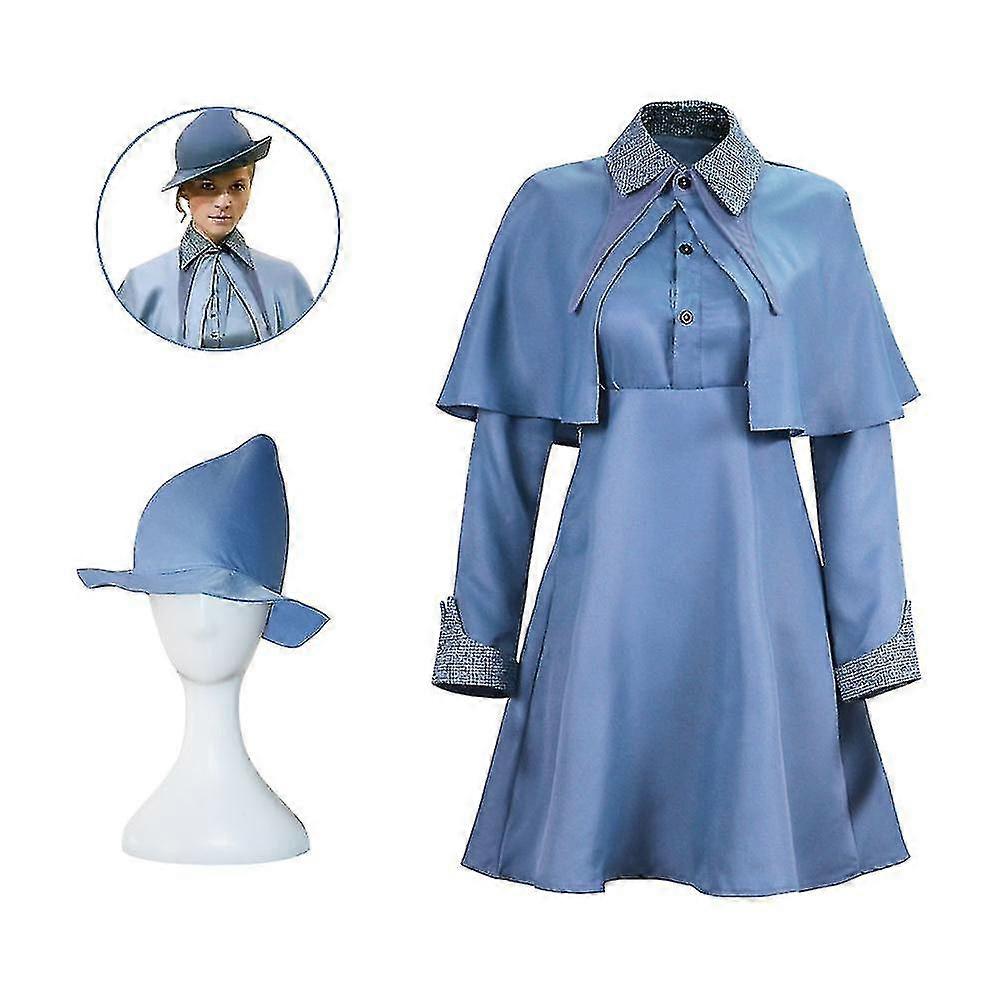Wizard School Witch Fleur Isabelle Delacour Cosplay Costume Beauxbaton ...