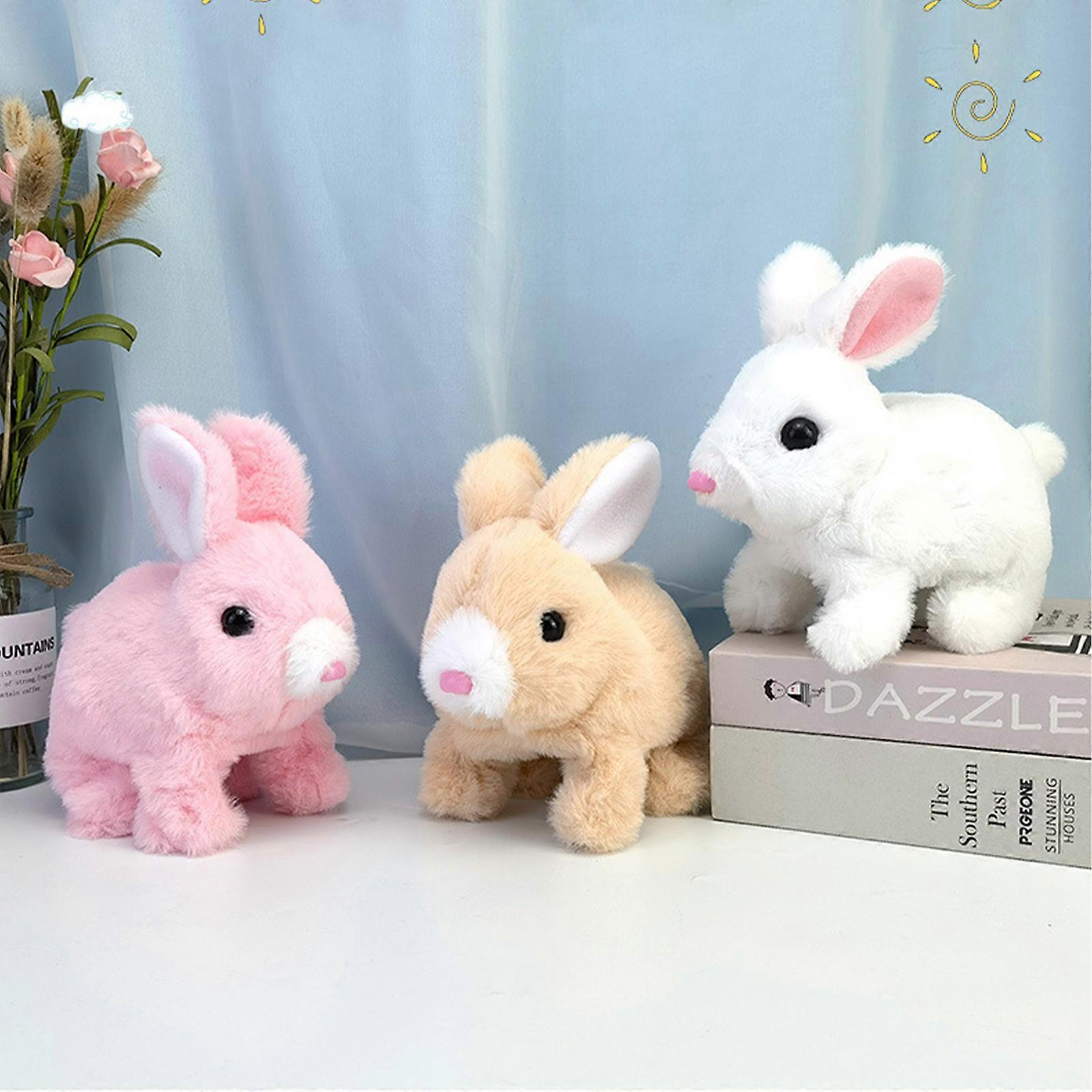 Robot Rabbit Electronic Rabbit Plush Pet Interactive Animal Toys ...