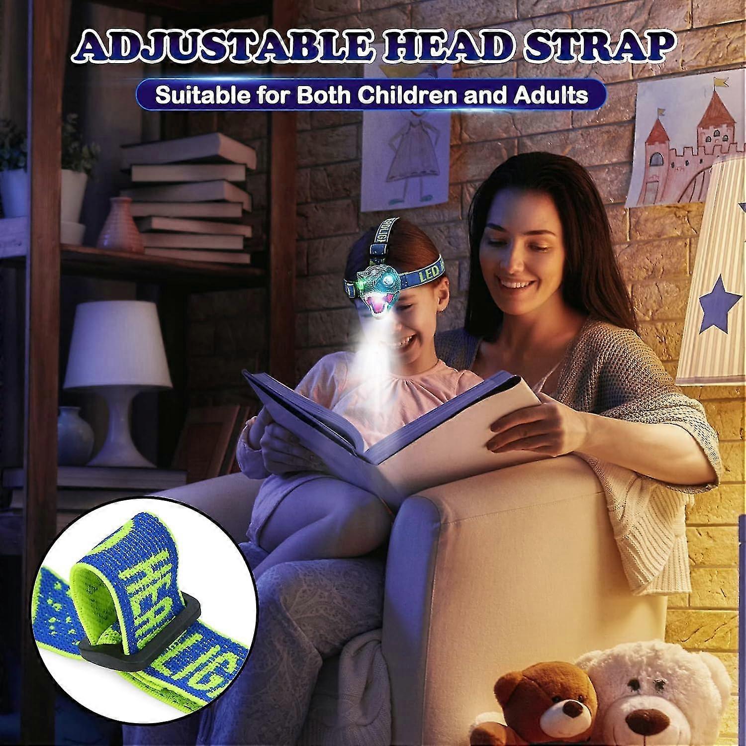 Headlamp compatible Kids,Dinosaur Headlamp Kids Flashlights compatible ...