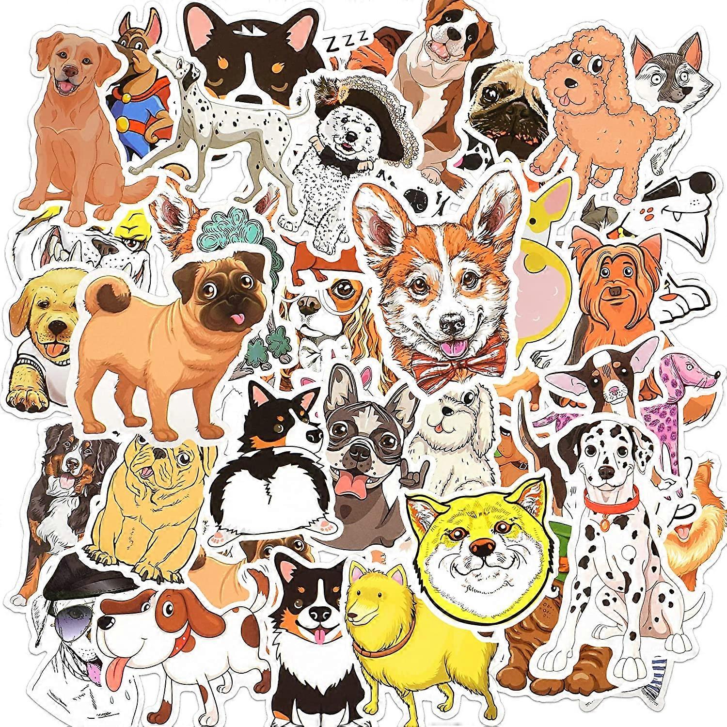 Dog Stickers, Puppy Stickers, Cute Pets Decals for Kids, Girls ...