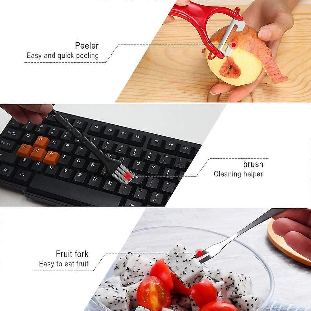 2 Pack 8-Blade Large Apple Corer and Divider, Pitter, Divider for Up to ...