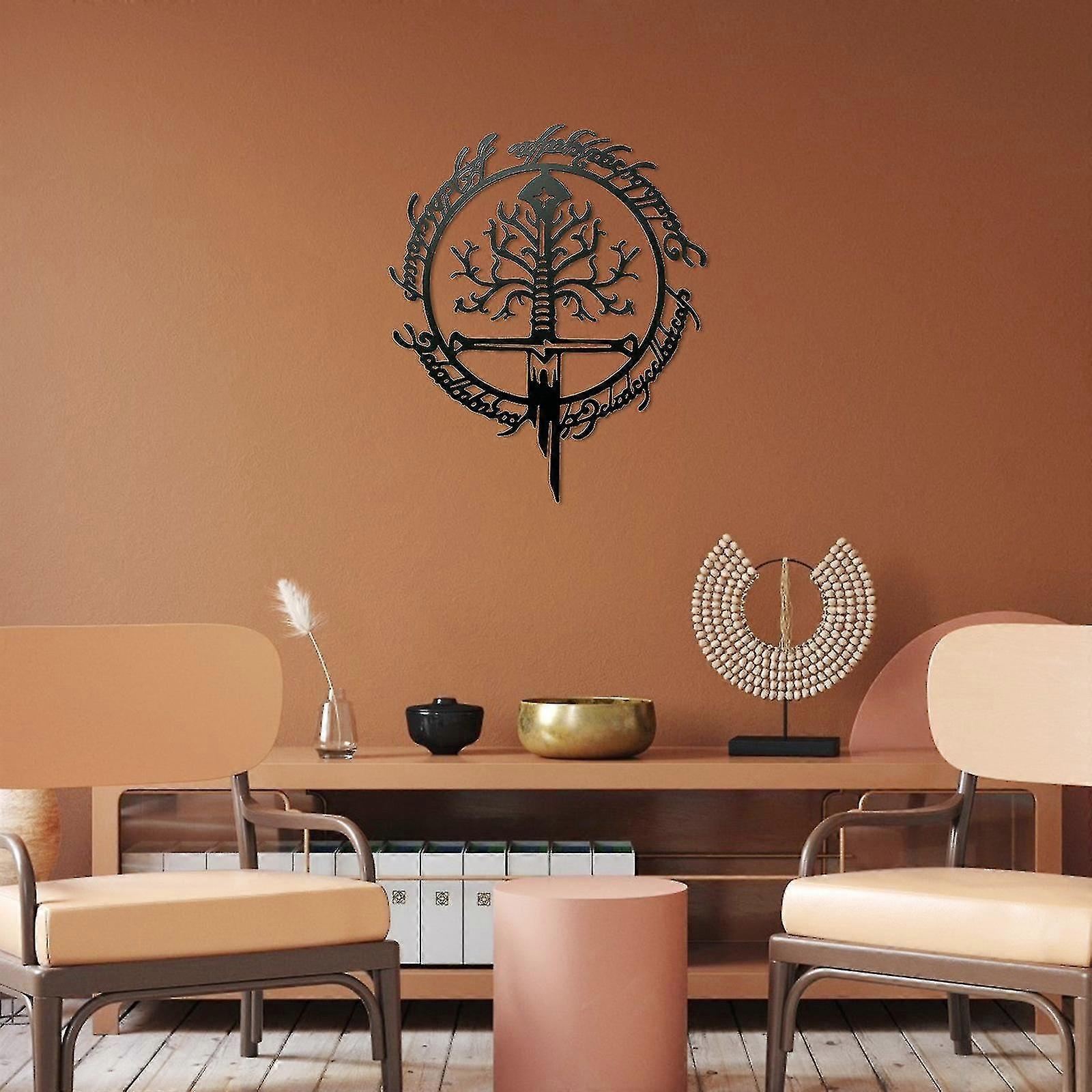 Metal Sword Wrought Iron Wall Decoration Pendant Creative Sword ...