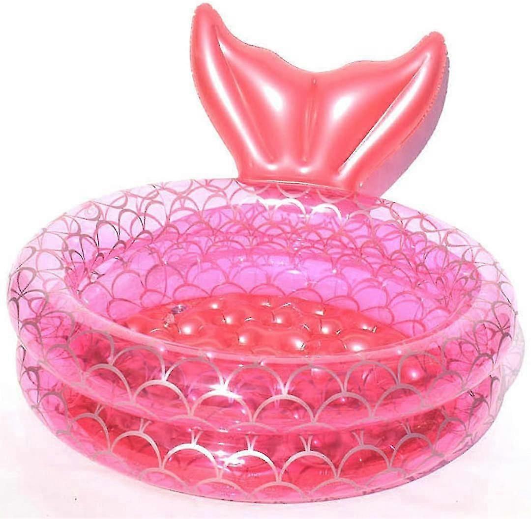 Inflatable Bayard Kiddie Mermaid Pools, Garden Round Swim Pool For Kids ...