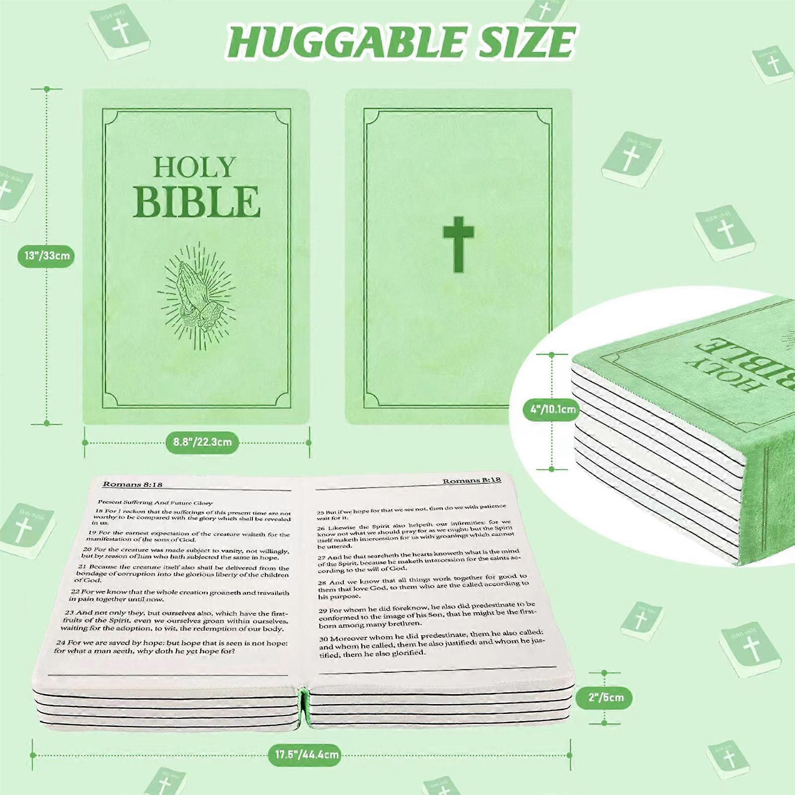 Openable Bible Book, Holy Bible Shaped Book with Bible Verses, Unique ...