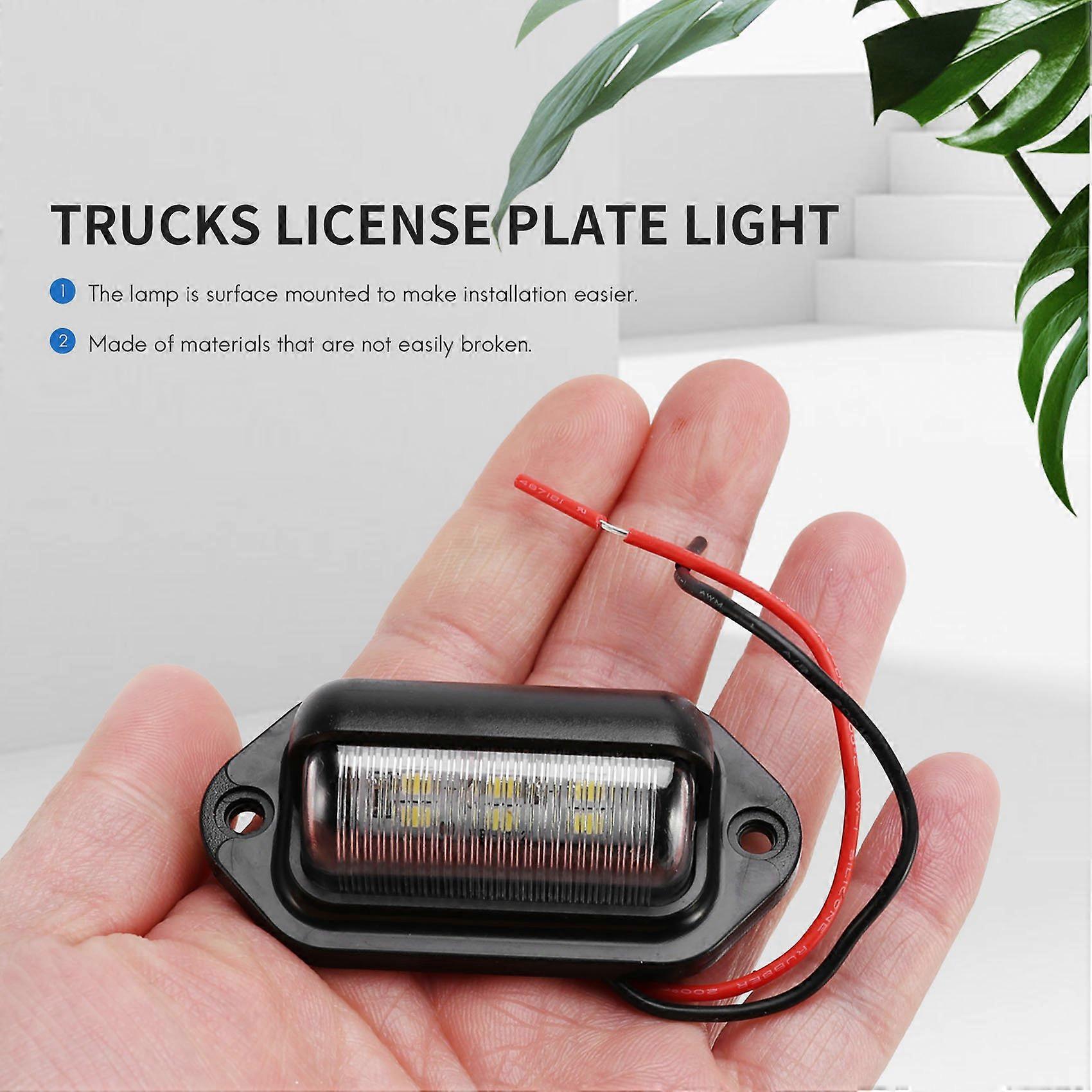 LED License Plate Light Waterproof License Plate Tail Light for ...