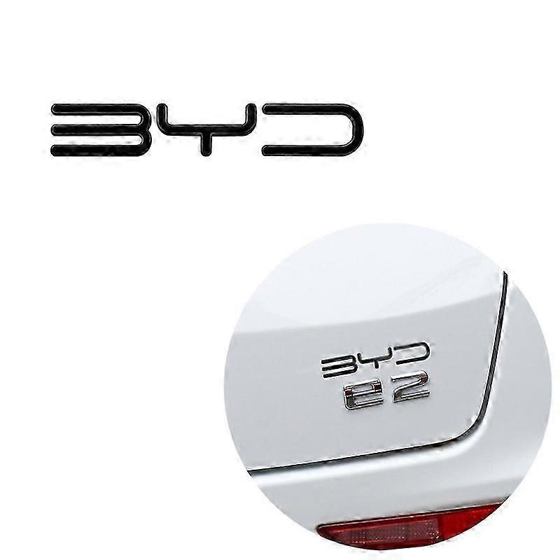 3D Metal Black Silver Build Your Dreams Logo Sticker Car Rear Boot ...