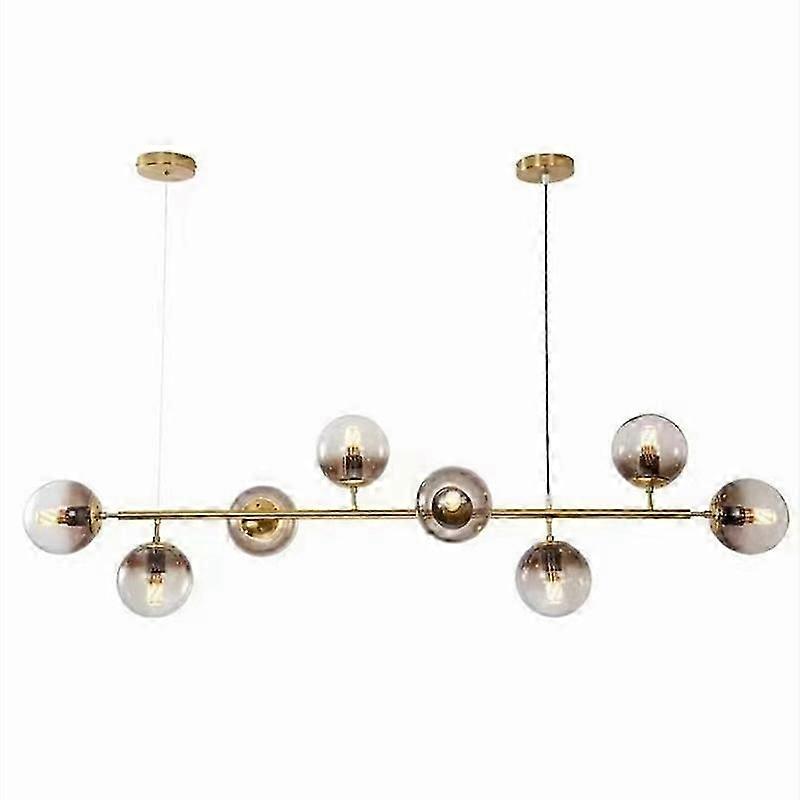 Nordic Art Strip Glass Led Pendant Lights Modern Glass Ball Suspension ...