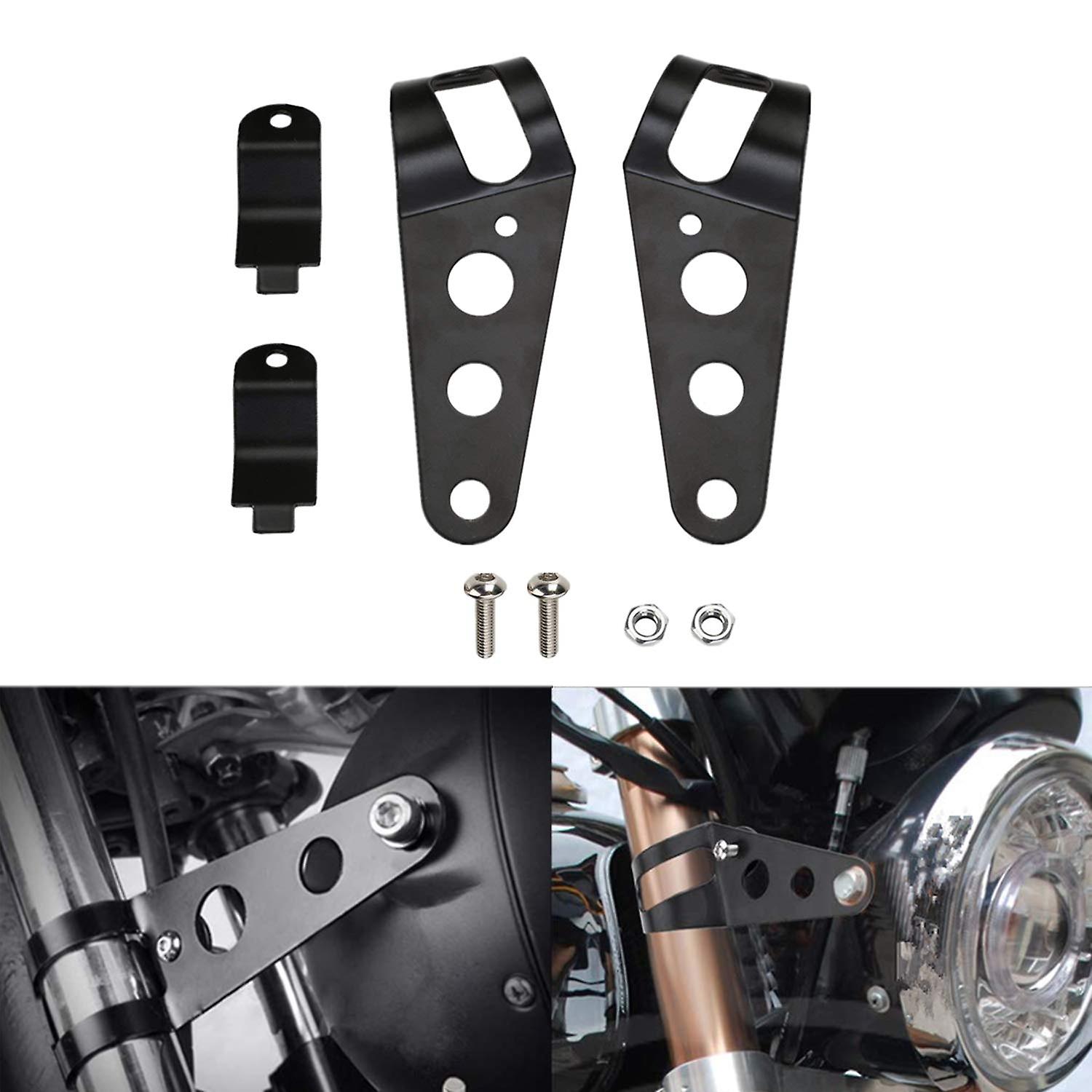 2024 Motorcycle Headlight Bracket, 35mm-43mm Headlight Mounting ...
