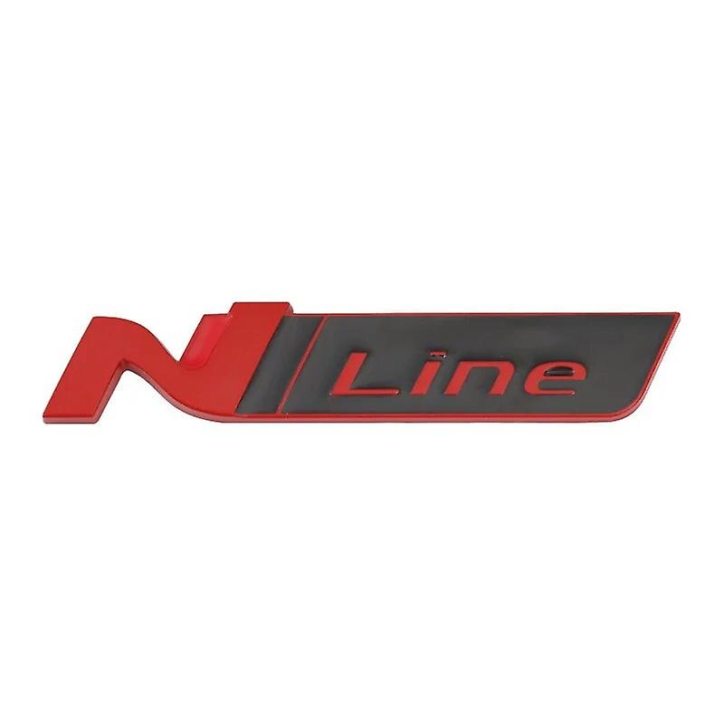 Car Sticker N Line Nline Emblem Badge Decal For Hyundai I20 I30 Kona ...