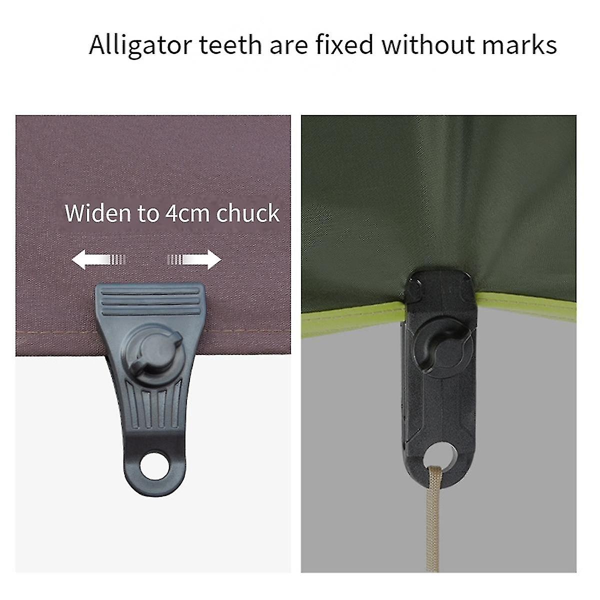 10pcs Tarp Clips Heavy Duty Lock Grip Tarp Clamps Pool Cover Clips Tent ...