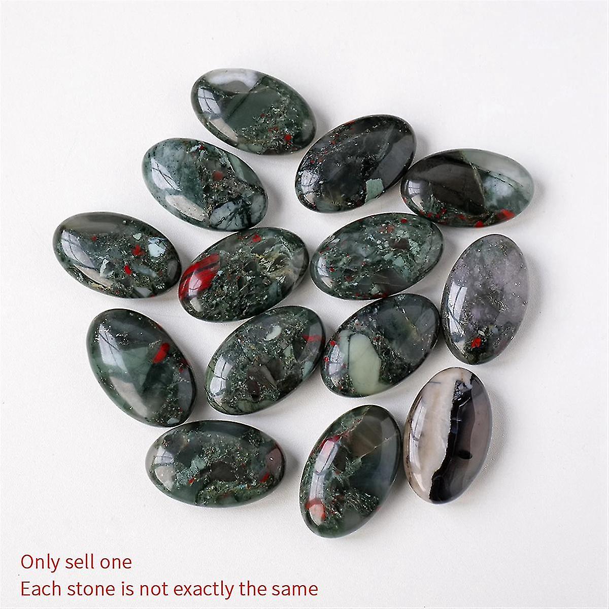 Natural Red Blood Stone African Hot Compress Stone Healing Crystal ...