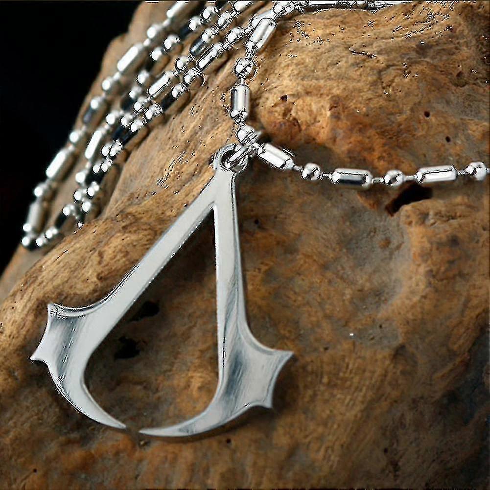 Men"s Assassin"s Creed Altair Game Logo Steel Cosplay Chain Pendant ...