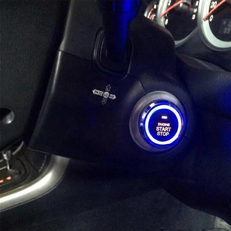 Alarm Car Key Systems Key blade With Autostart Push One Button Auto ...