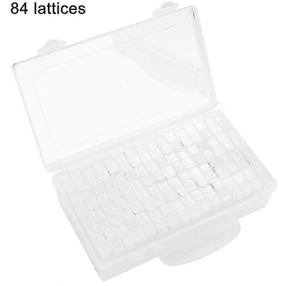 42/84 Grid Transparent Box Diy Handmade Beaded Diamond Painting Storage ...