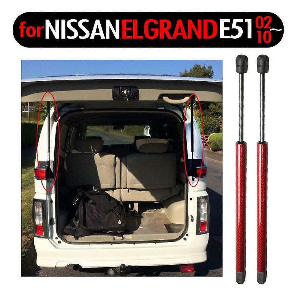 2pcs Auto Tailgate Trunk Boot Gas Struts Spring Lift Supports For Nissan Elgrand E51 MPV 2002 ...