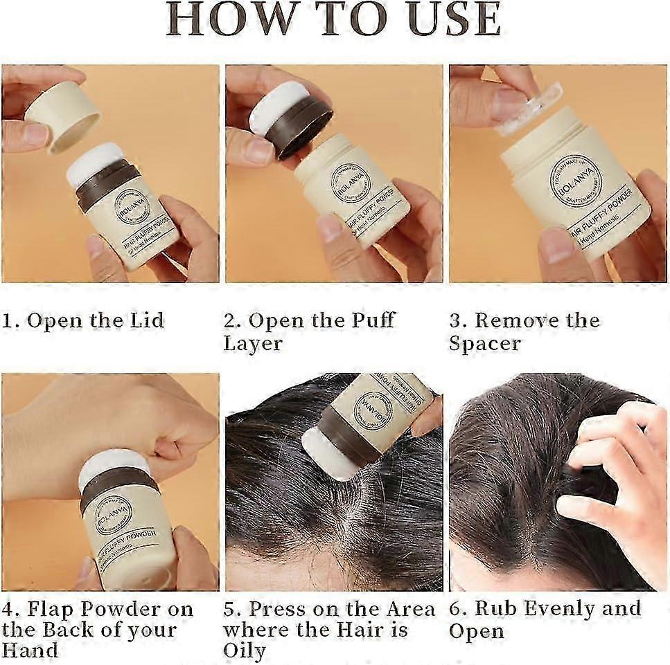 Quick Hair Styling Texturising Powder, Hair Oil Control Powder ...