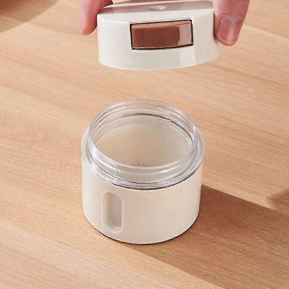 6pcs Magnetic Spice Jar With Spice Rack, Glass Spice Jar, Wall Mounted ...